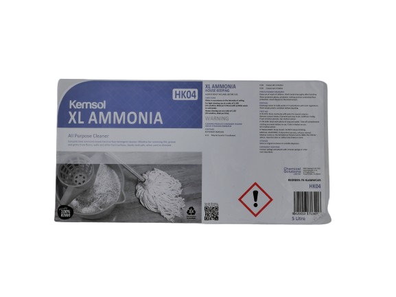 XL Ammonia 5L Label – Pacific Hygiene