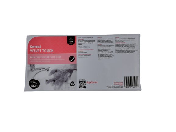 Velvet Touch App Label – Pacific Hygiene