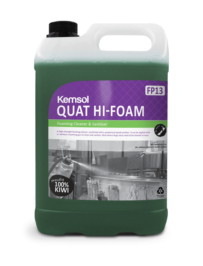 Kemsol Quat Hi Foam 5L DG8 PH14 – Pacific Hygiene